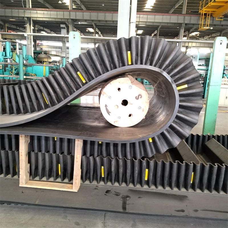 TC Wave Shaped Rubber Multi Ply Textile Corrugated Sidewall Conveyor Belt