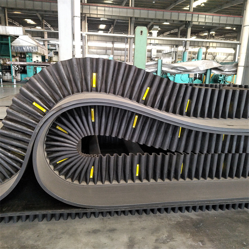 TC Wave Shaped Rubber Multi Ply Textile Corrugated Sidewall Conveyor Belt