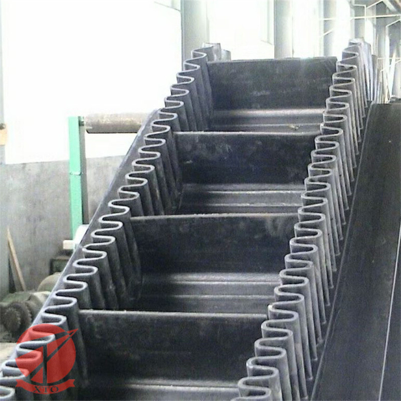 TC Cleat Rubber Multi Ply Textile Corrugated Sidewall Conveyor Belt